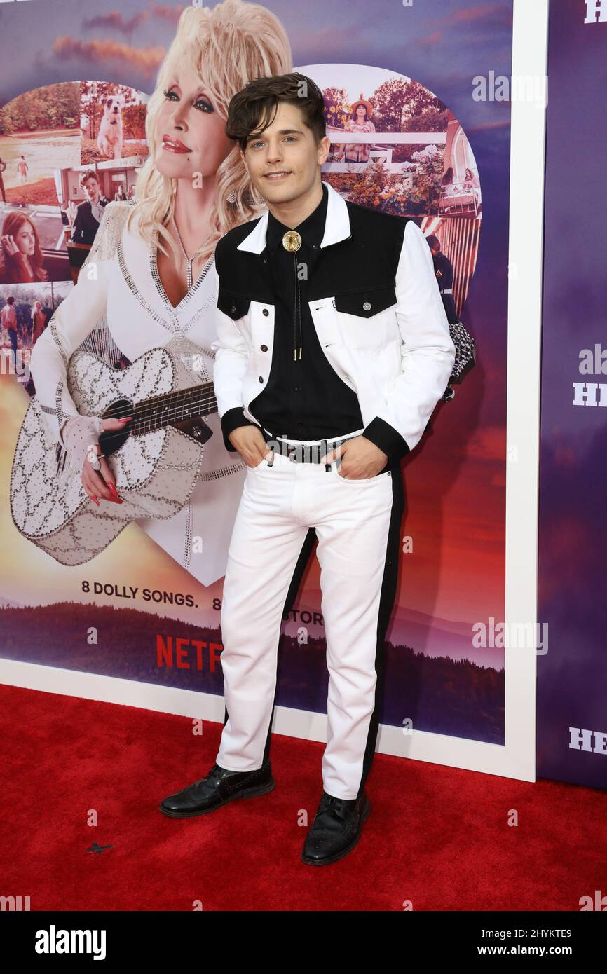 Andy Mientus attends the premiere of Dolly Parton's Heartstrings series ...
