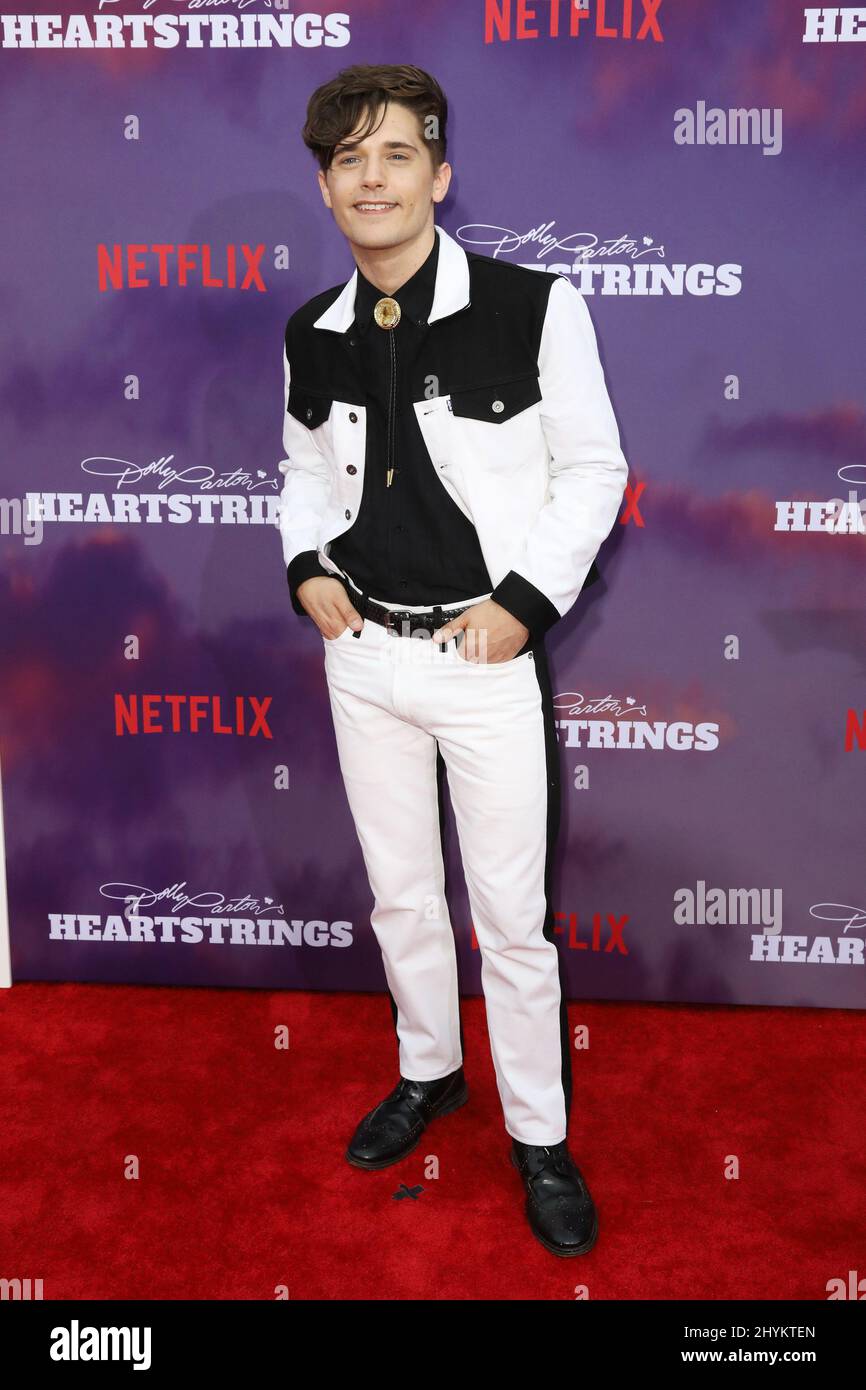Andy Mientus attends the premiere of Dolly Parton's Heartstrings series ...