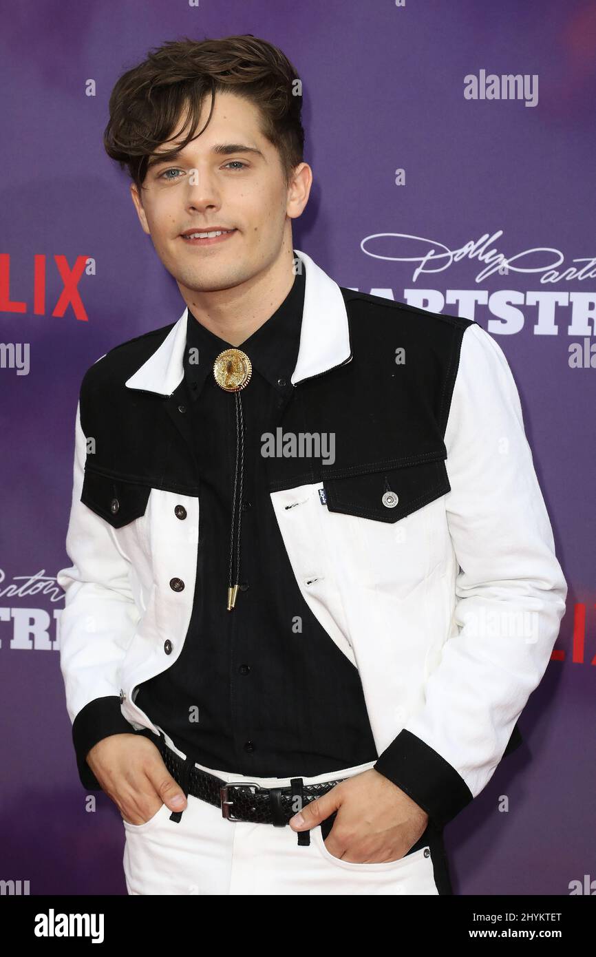 Andy Mientus attends the premiere of Dolly Parton's Heartstrings series ...