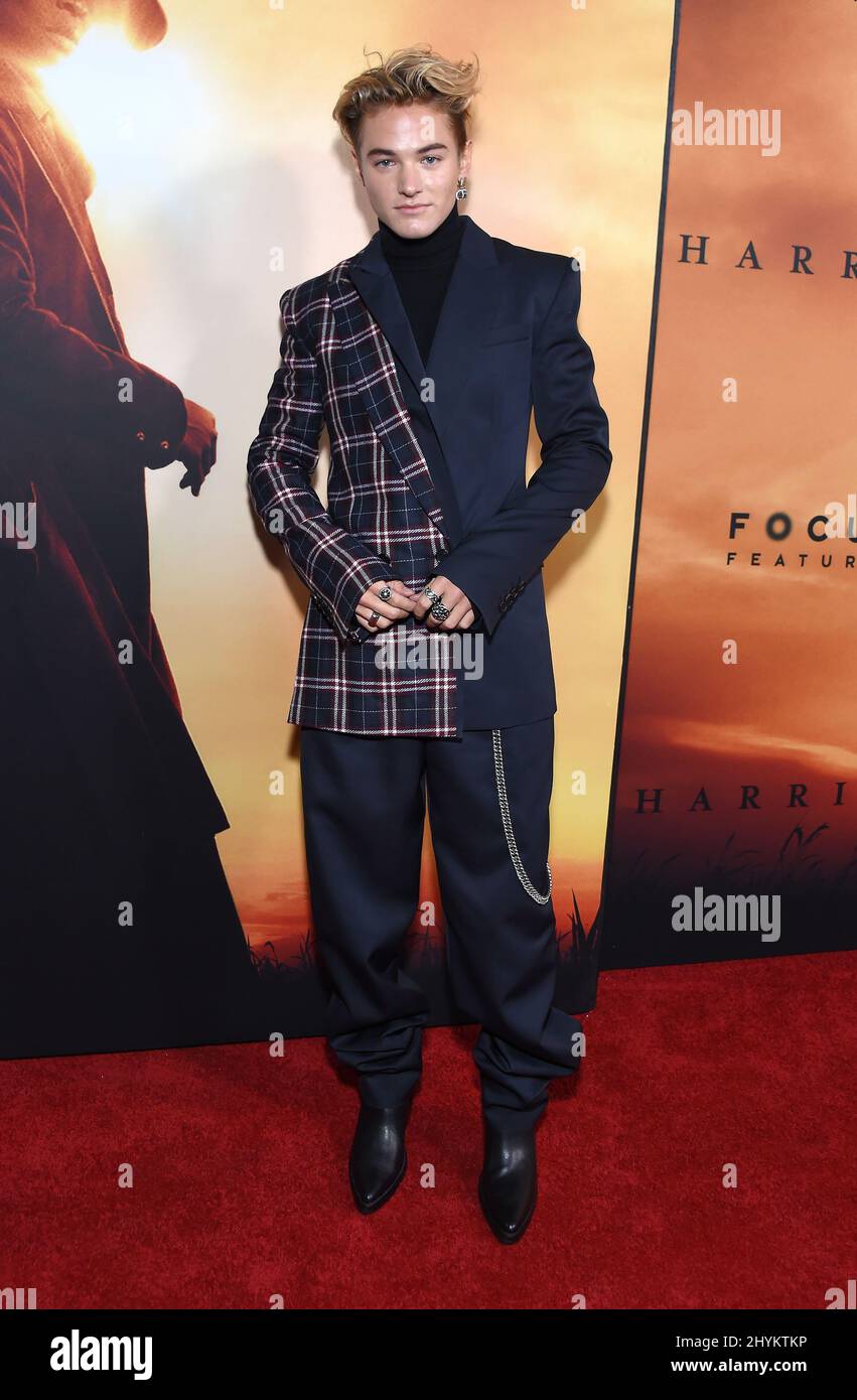 Mitchell Hoog arriving to the €˜Harriet Los Angeles Premiere at Orpheum ...