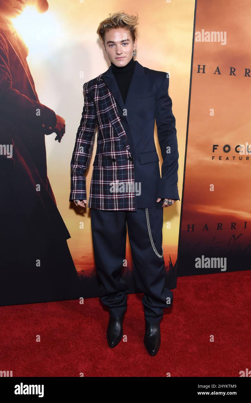 Mitchell Hoog arriving to the €˜Harriet Los Angeles Premiere at Orpheum ...