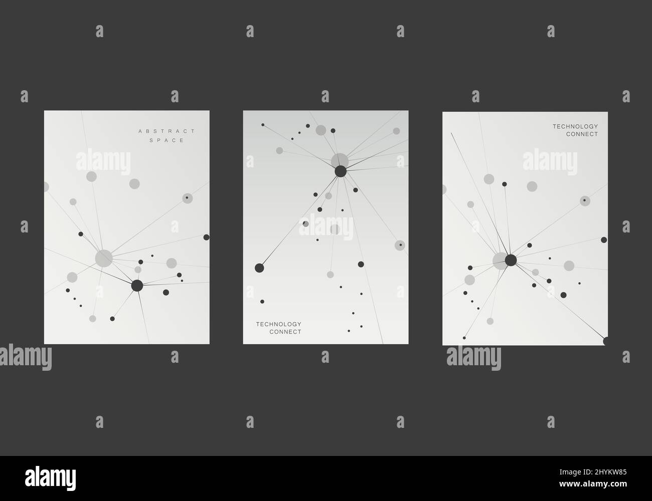 Set vector templates for presentation slides. Vector background with ...