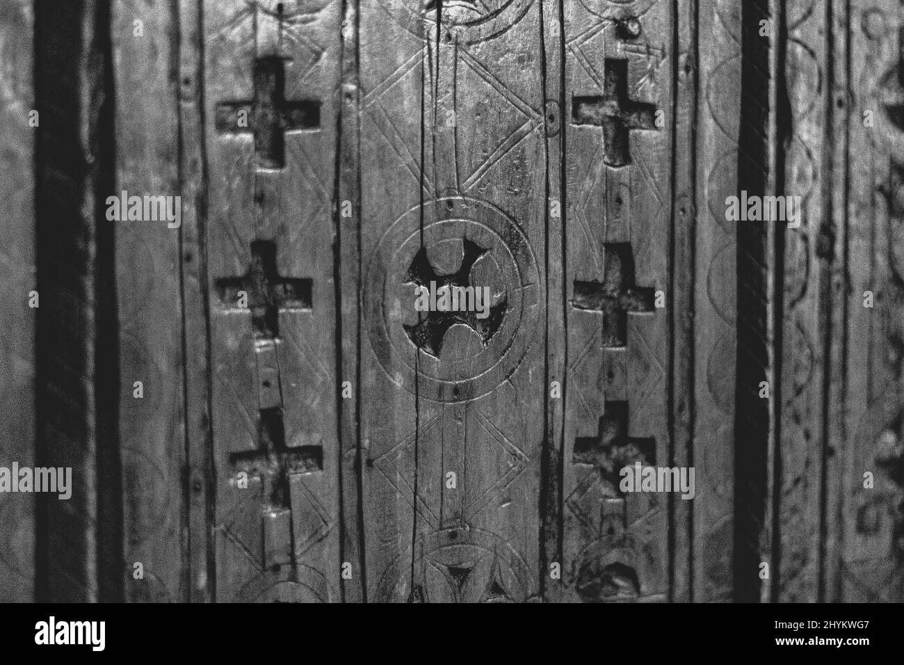 Christian crosses Black and White Stock Photos & Images - Alamy