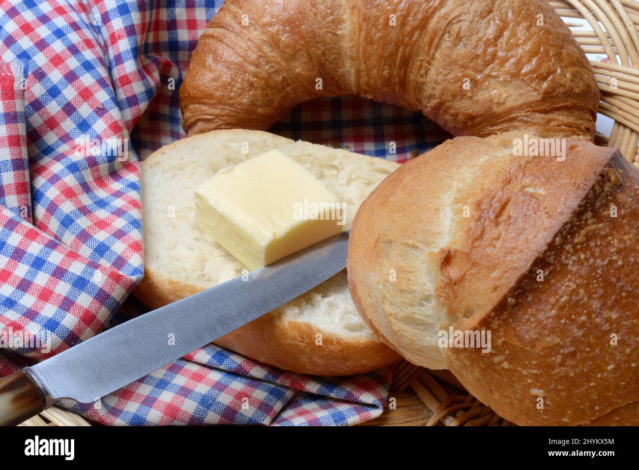 Piece butter on knife hi-res stock photography and images - Alamy