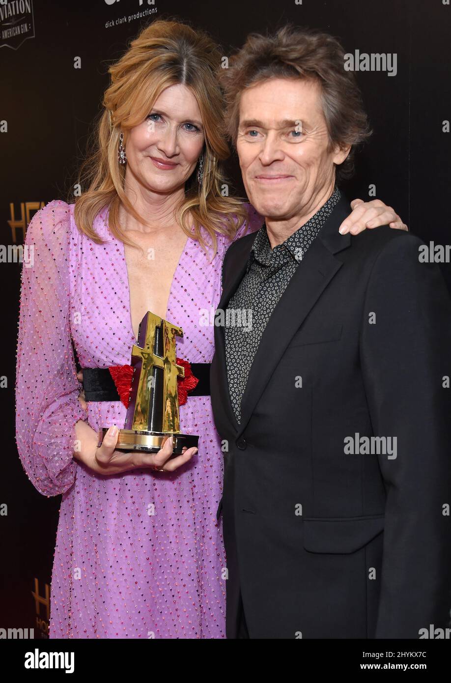 Laura Dern and Willem Dafoe at the 23rd Annual "Hollywood Film Awards ...