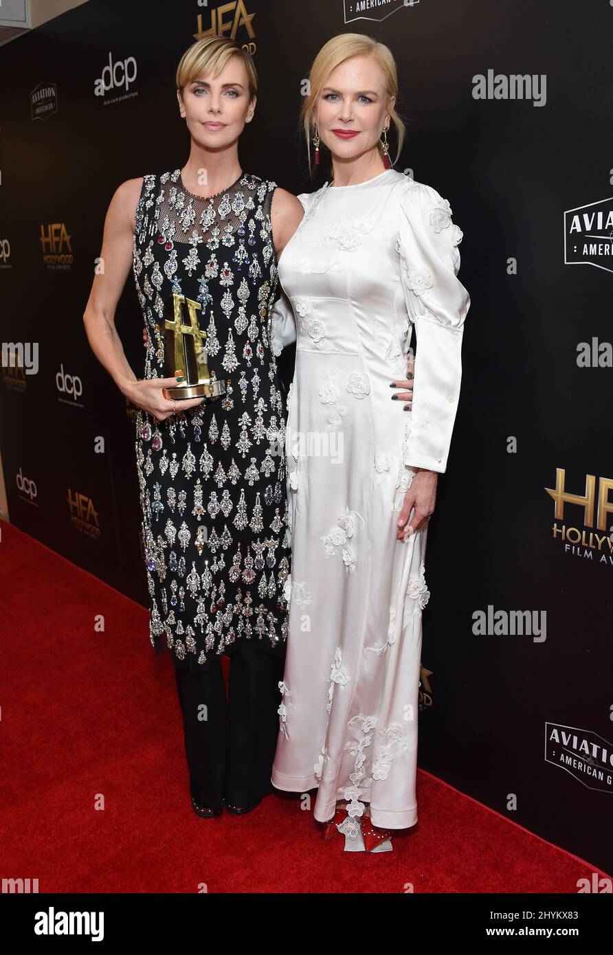 Charlize Theron and Nicole Kidman at the 23rd Annual "Hollywood Film ...