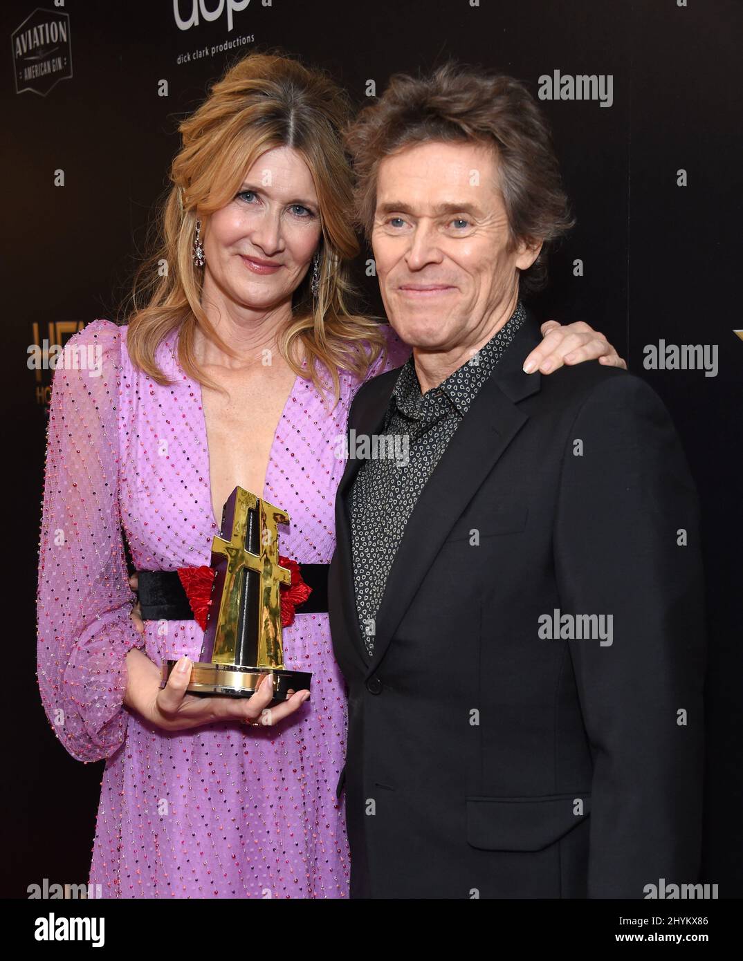 Laura Dern and Willem Dafoe at the 23rd Annual "Hollywood Film Awards ...