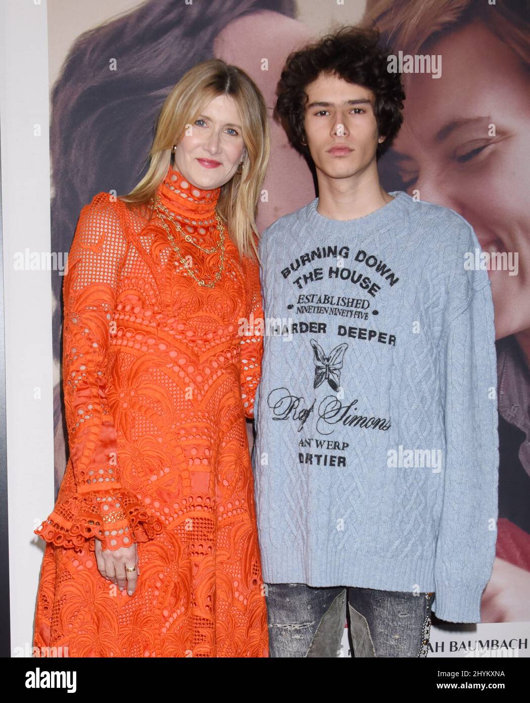 Laura Dern and Ellery Harper attending the Los Angeles premiere of ...