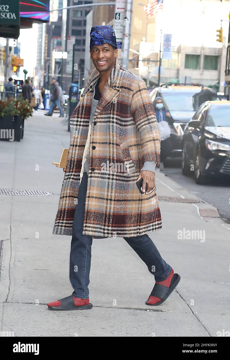 March 14, 2022.Jon Batiste bandleader of the The Late Show with Stephen ...