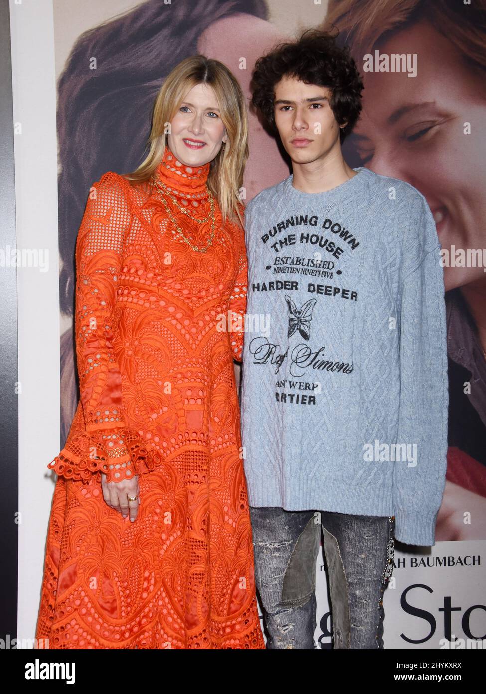 Laura Dern and Ellery Harper attending the Los Angeles premiere of ...