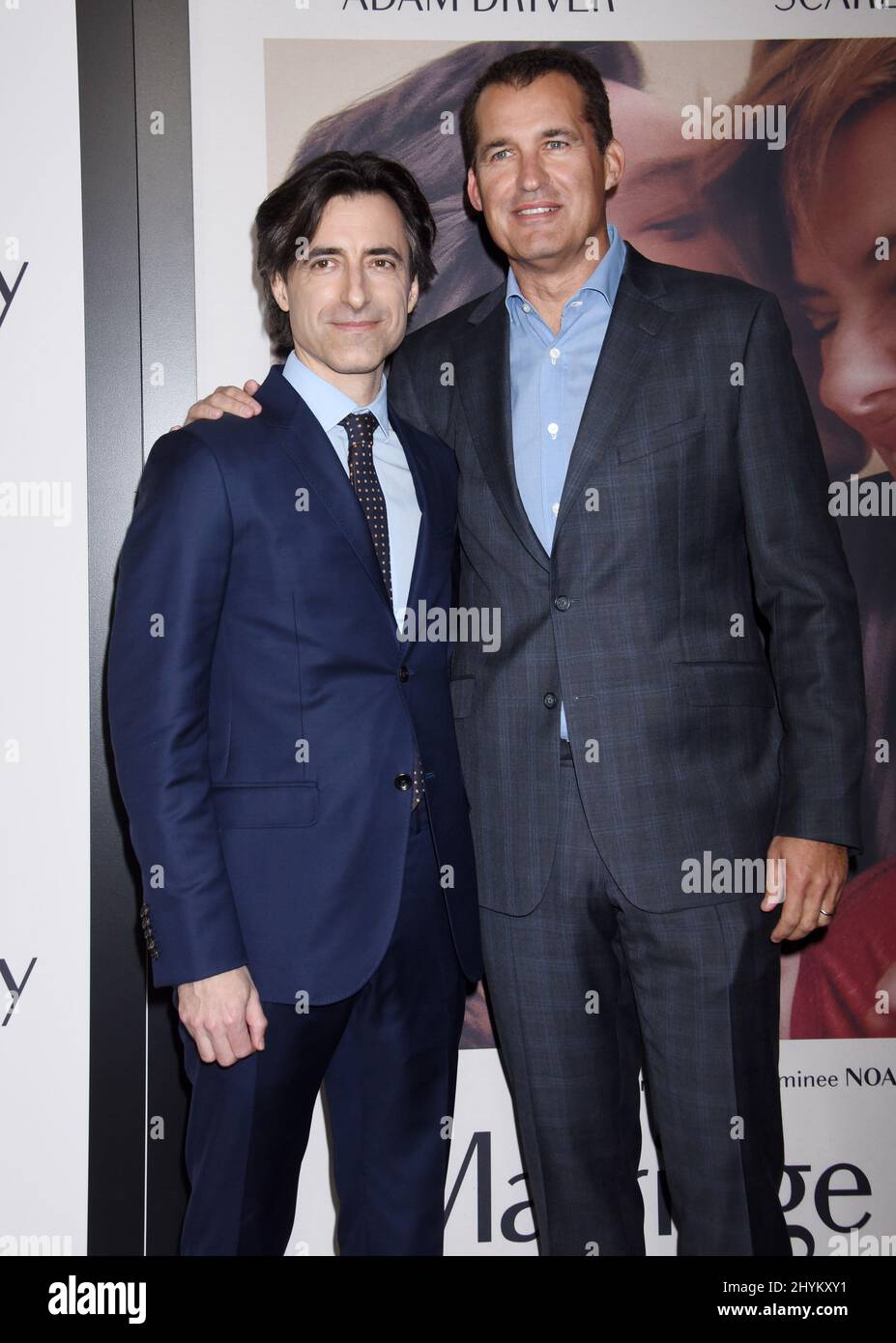 Noah Baumbach and Scott Stuber attending the Los Angeles premiere of ...
