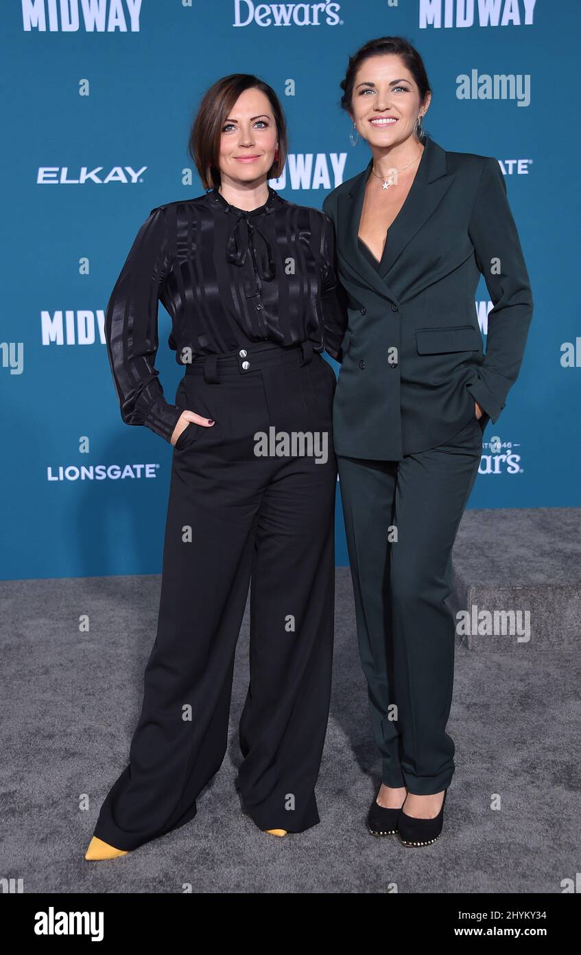 Dagmara Dominczyk and Marika Dominczyk attending the World premiere of ...