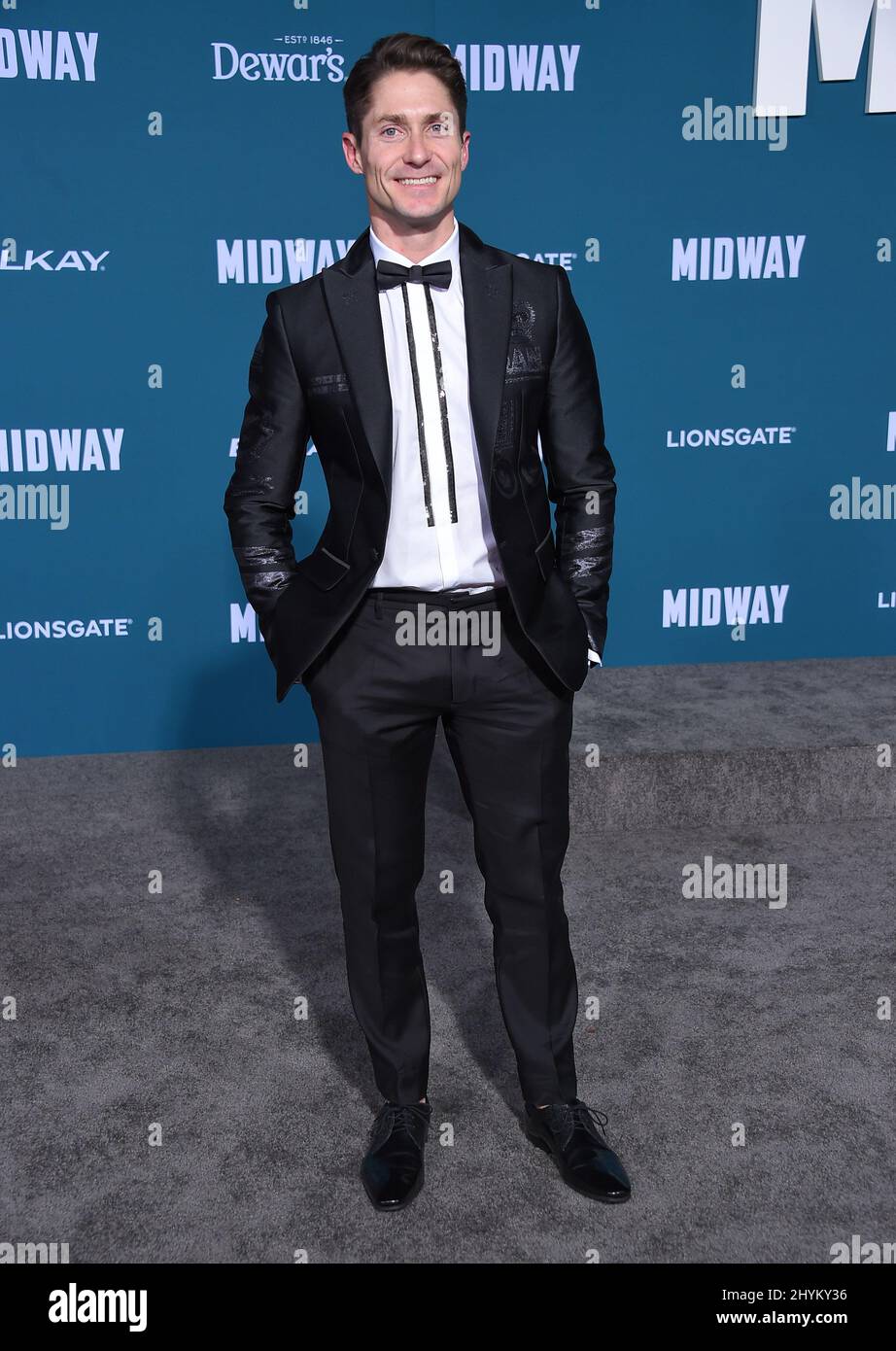 Matthew MacCaull attending the World premiere of Midway Stock Photo - Alamy