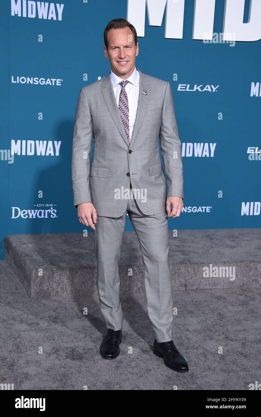 Patrick Wilson attending the World premiere of Midway Stock Photo - Alamy