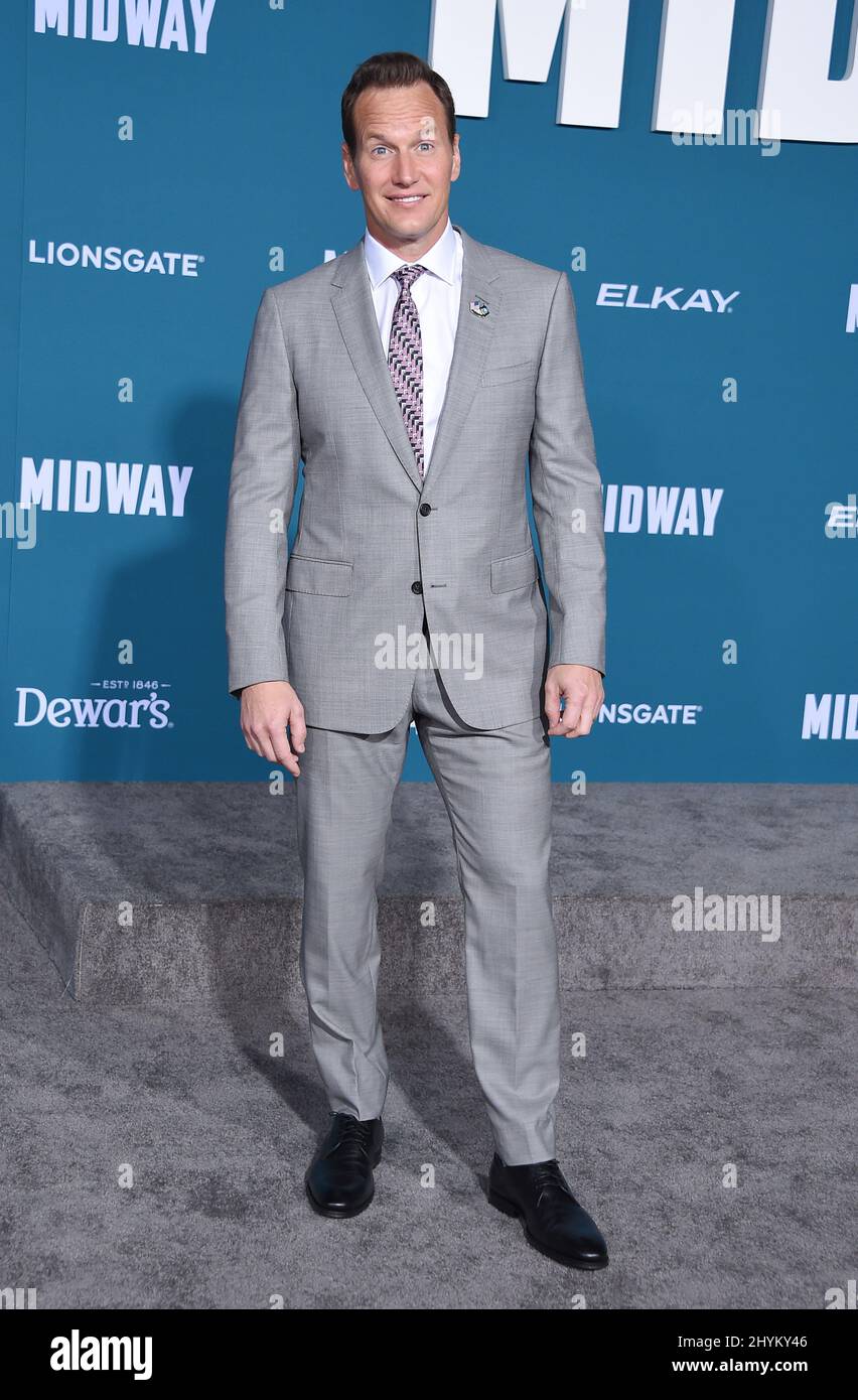 Patrick Wilson attending the World premiere of Midway Stock Photo - Alamy