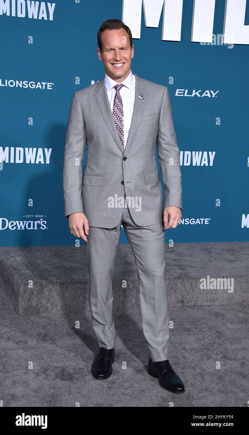 Patrick Wilson attending the World premiere of 'Midway - For Freedom ...