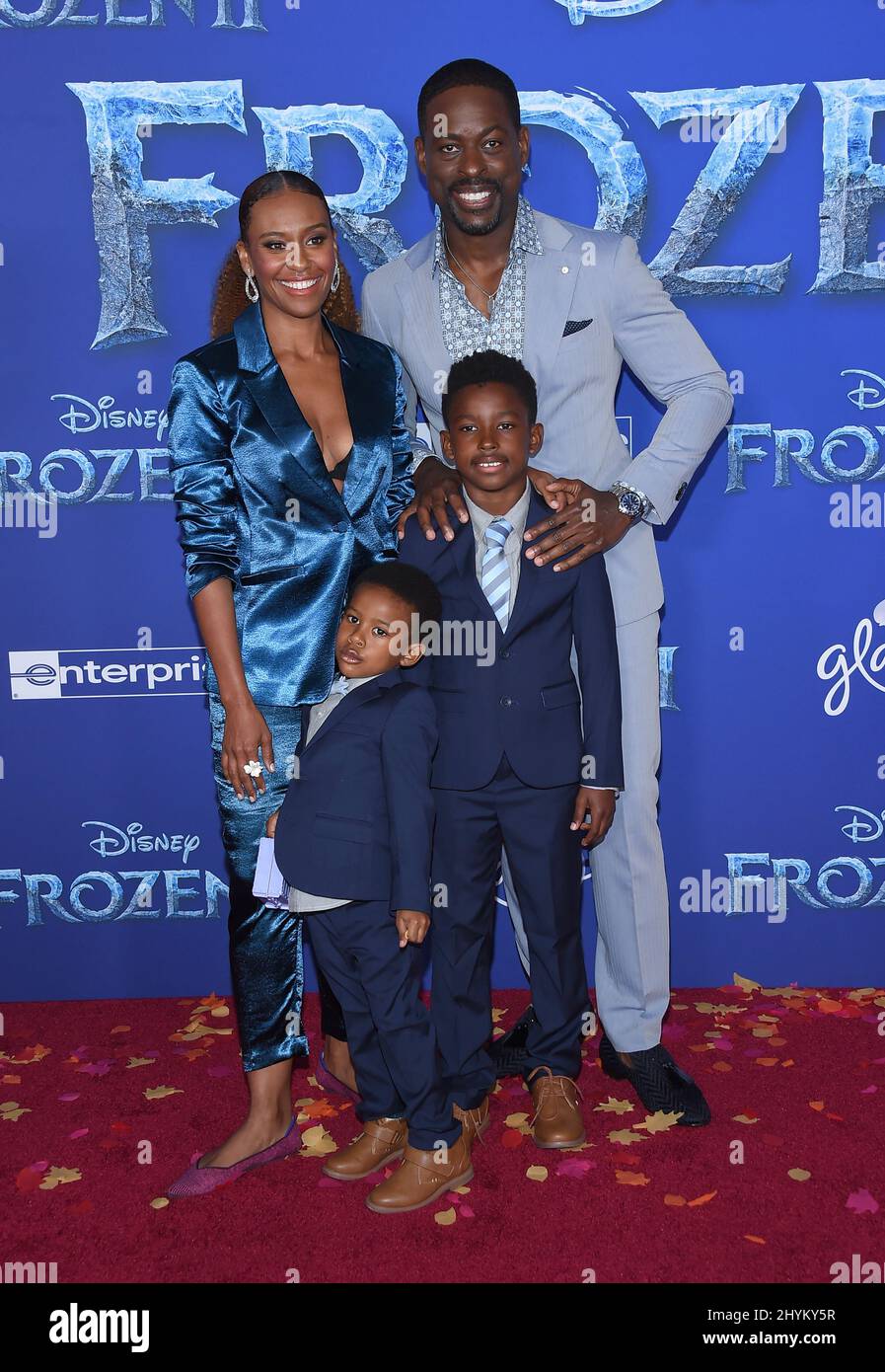 Sterling K. Brown, Ryan Michelle Bathe, Andrew and Amare attending the ...