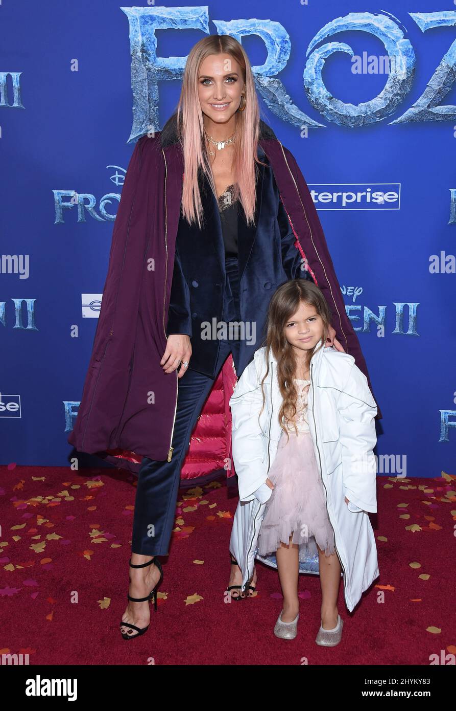 Ashlee Simpson and Jagger Snow Ross attending the world premiere of ...