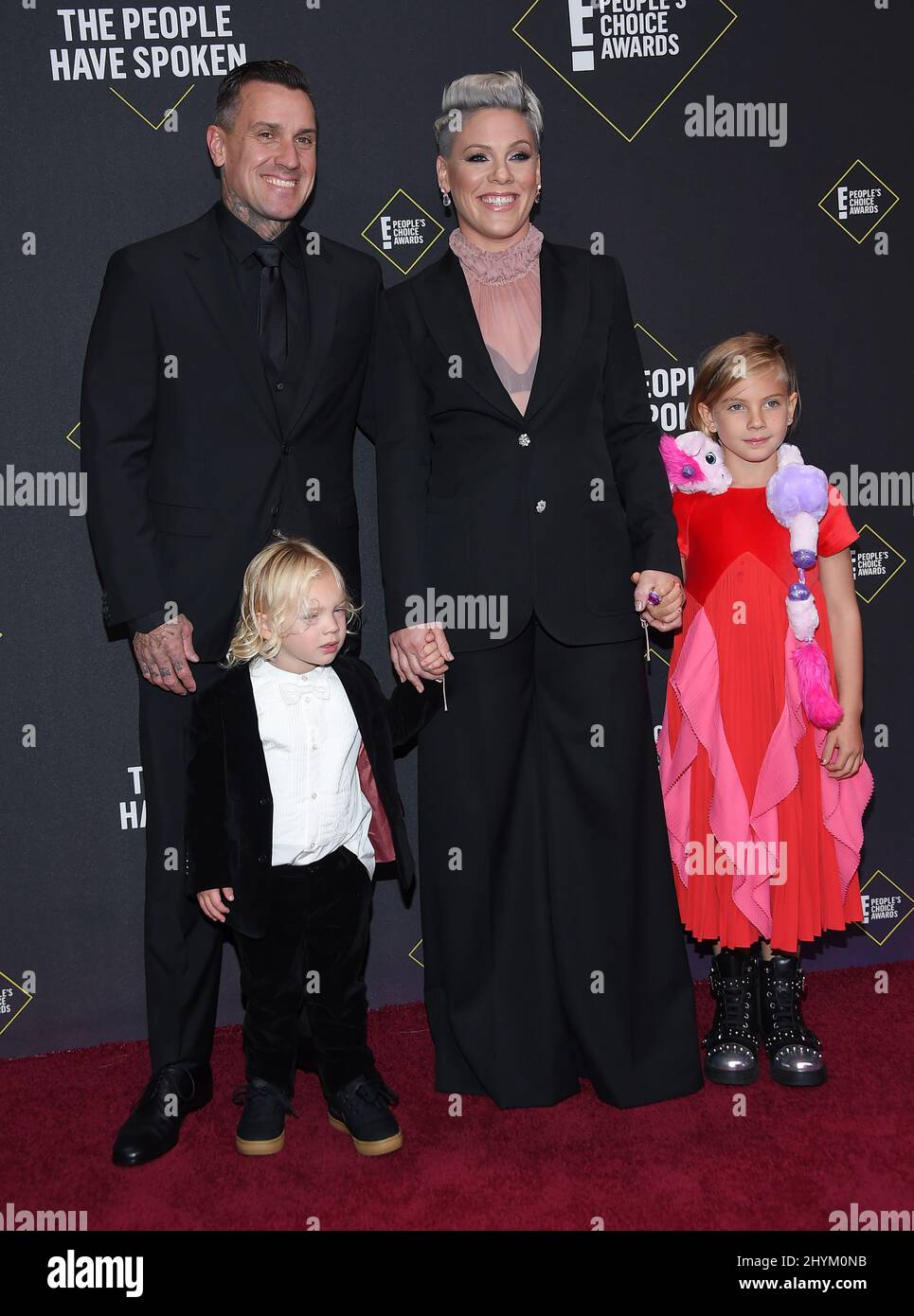 Carey Hart, Pink, Willow Sage Hart and Jameson Moon Hart at the 2019 E ...