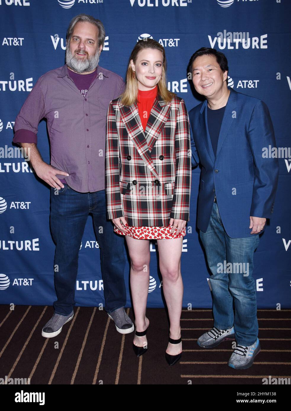 Dan Harmon, Gillian Jacobs and Ken Jeong at Vulture Festival Los ...
