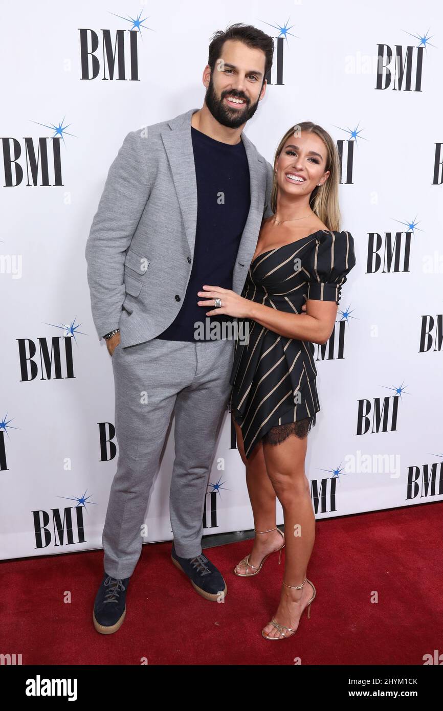 Jesse James Decker and Eric Decker at the BMI Country Awards 2019 held ...