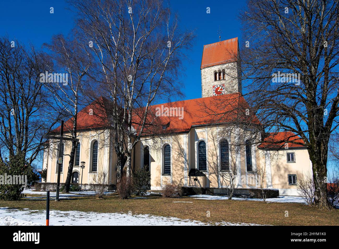 St. Pankratius Parish Church, Wiggensbach, Allgaeu, Bavaria, Germany ...