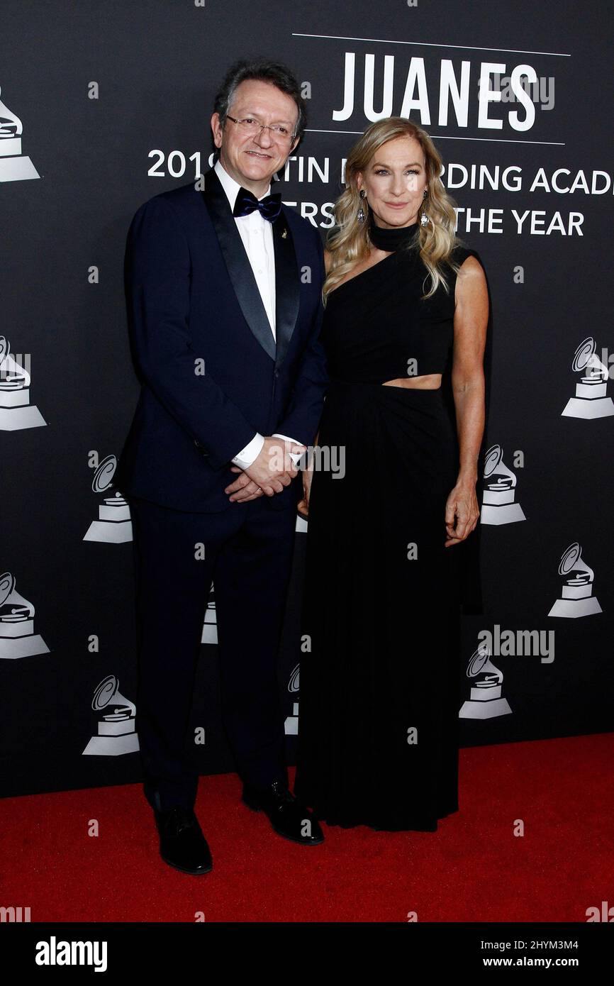 Gabriel Abaroa, Deborah Dugan at the Latin Recording Academy 2019 ...