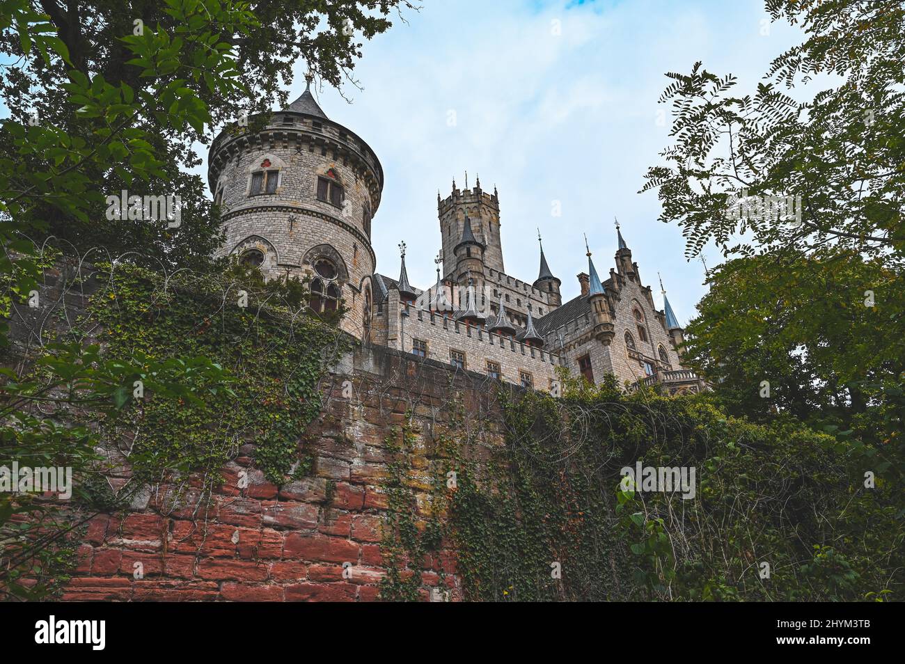 Marienburg Castle built in neo-Gothic style in Pattensen, Lower Saxony ...