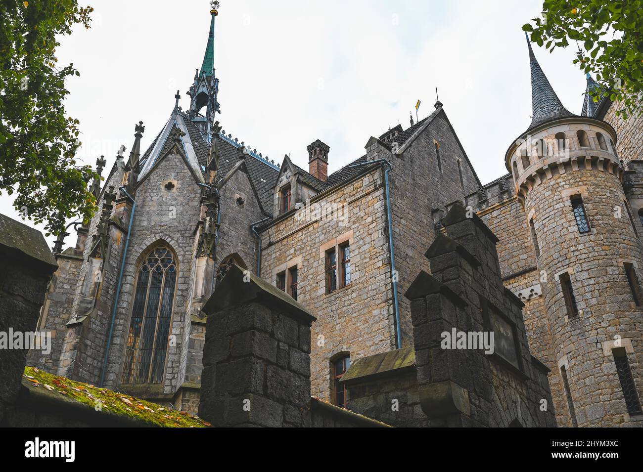 Marienburg Castle built in neo-Gothic style in Pattensen, Lower Saxony ...