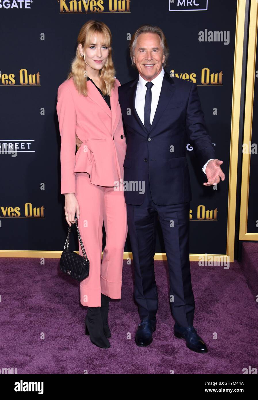 Don Johnson and Kelley Phleger at the "Knives Out" Los Angeles Premiere ...