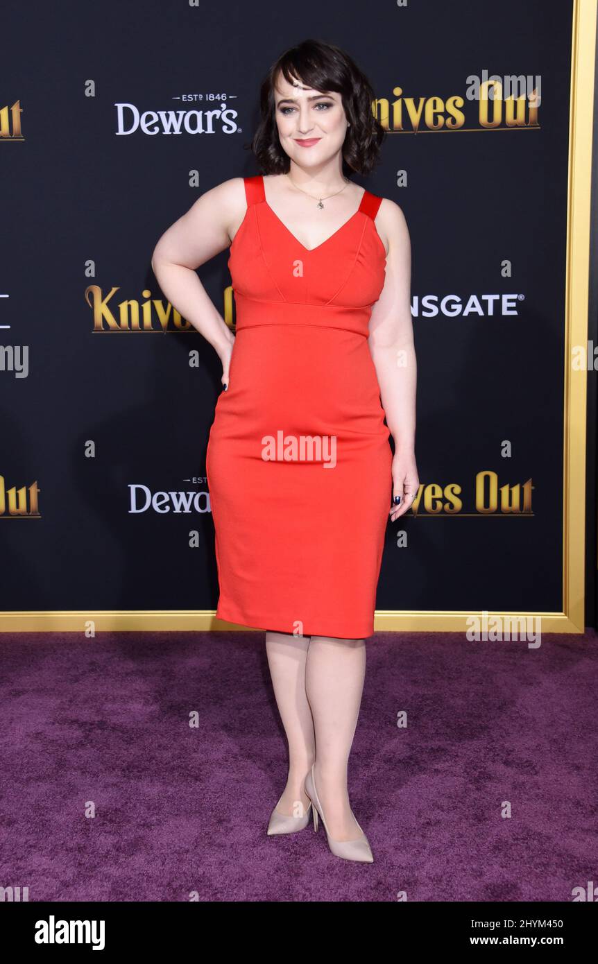 Mara Wilson at the "Knives Out" Los Angeles Premiere held at the ...
