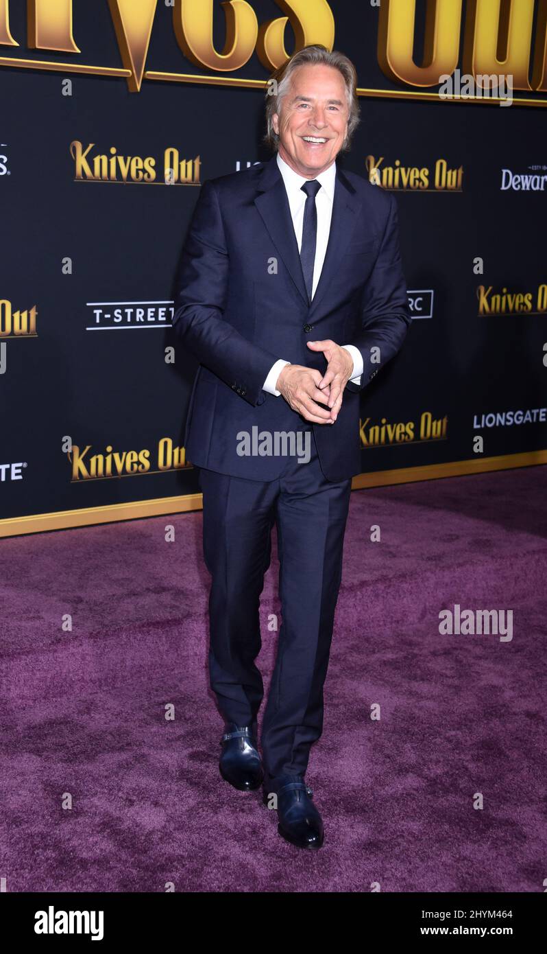 Don Johnson at the "Knives Out" Los Angeles Premiere held at the ...