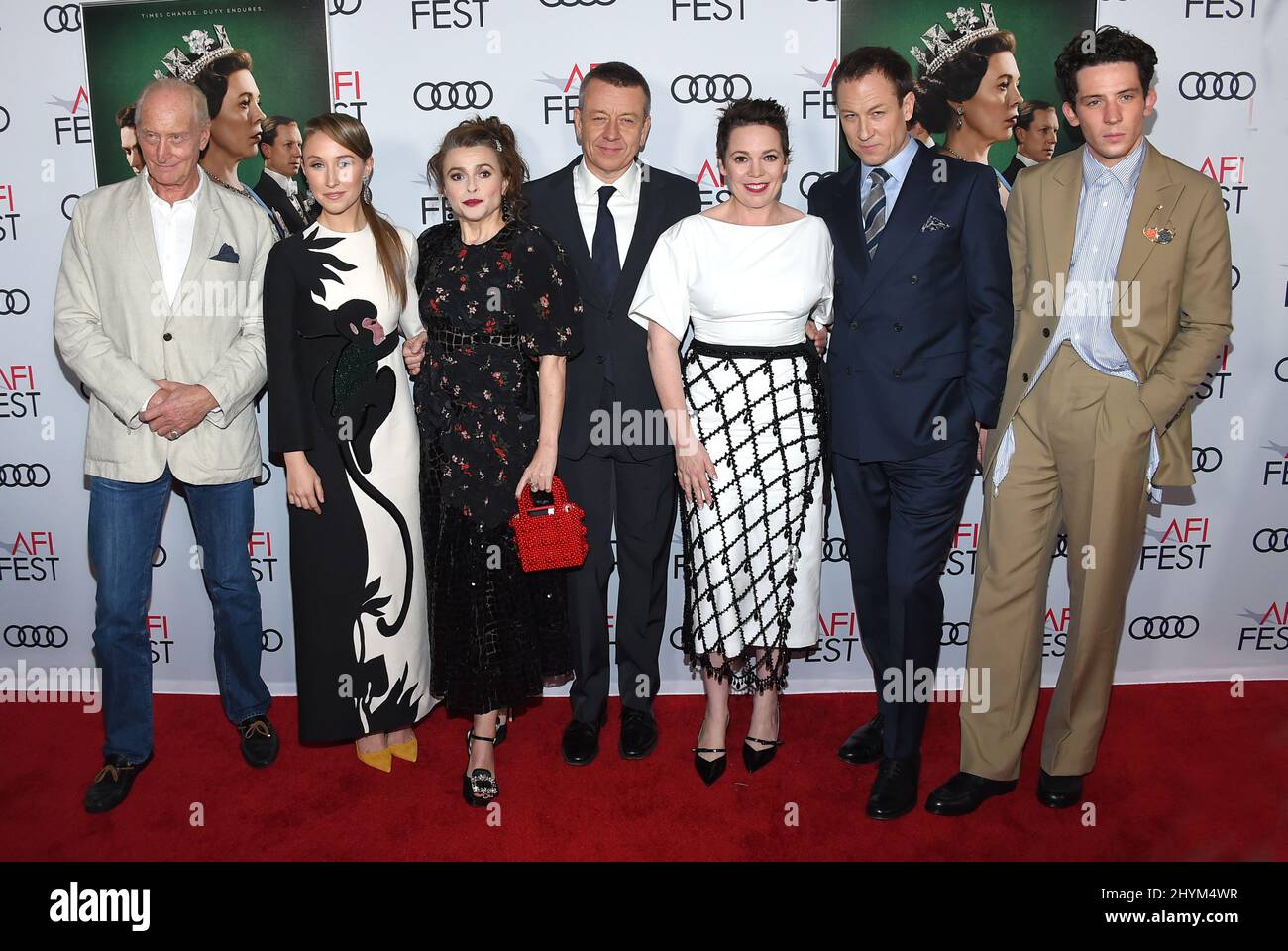 Charles Dance, Erin Doherty,, Helena Bonham Carter Peter Morgan, Olivia ...
