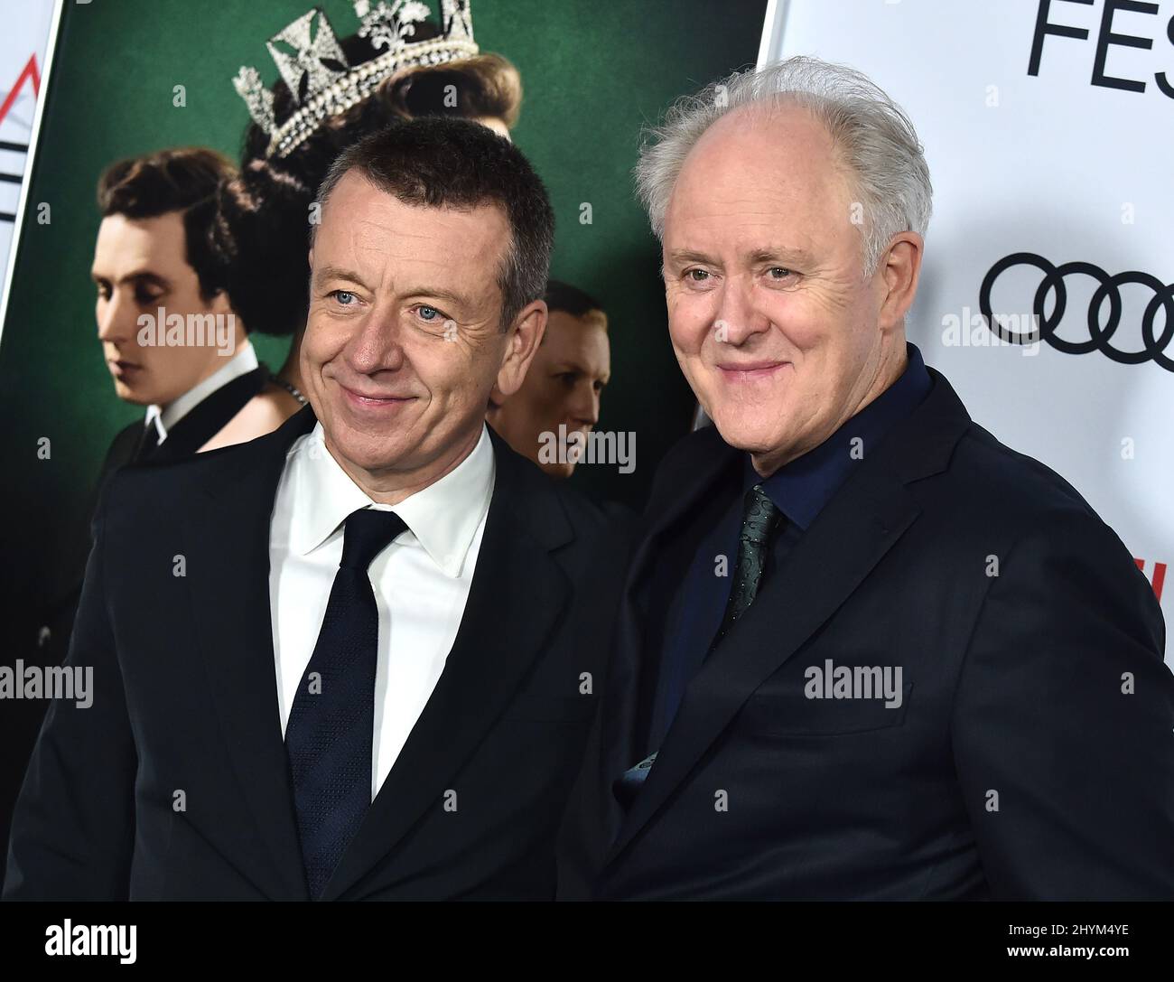 Peter Morgan and John Lithgow at 'The Crown' Gala Screening and Tribute ...