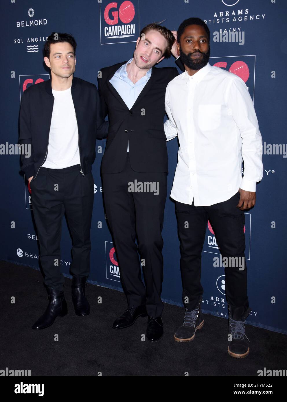 Rami Malek, Robert Pattinson and John David Washington at the 13th ...