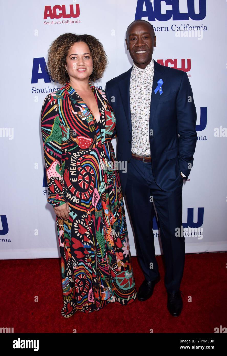 Don Cheadle and Bridgid Coulter at the ACLU SoCal's 2019 Bill Of Rights ...