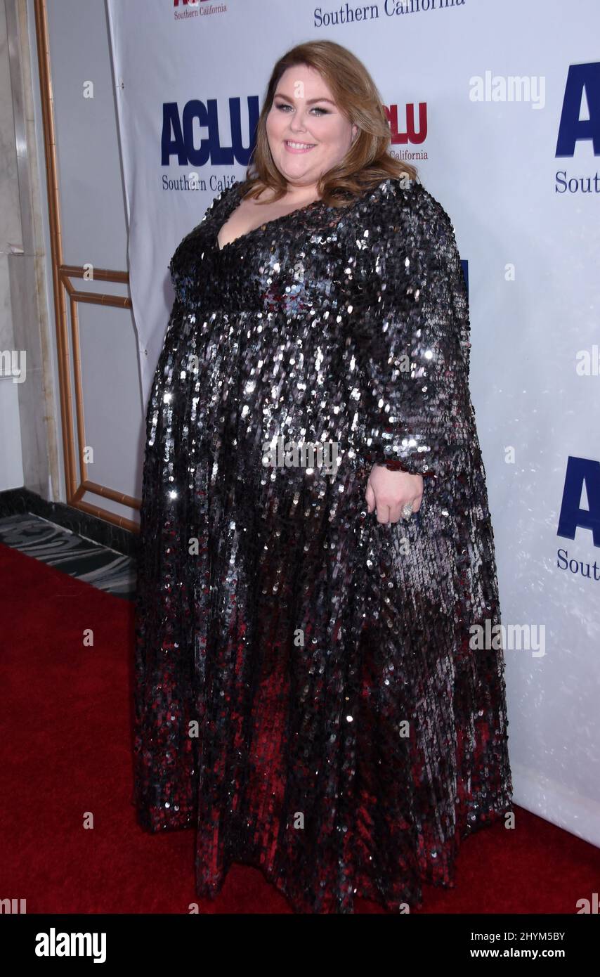 Chrissy Metz at the ACLU SoCal's 2019 Bill Of Rights Dinner held at the ...