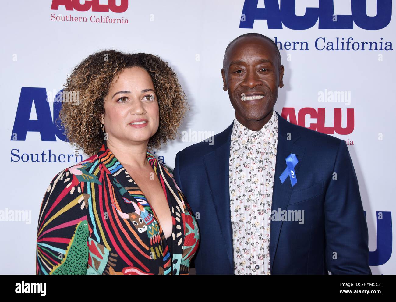 Don Cheadle and Bridgid Coulter at the ACLU SoCal's 2019 Bill Of Rights ...