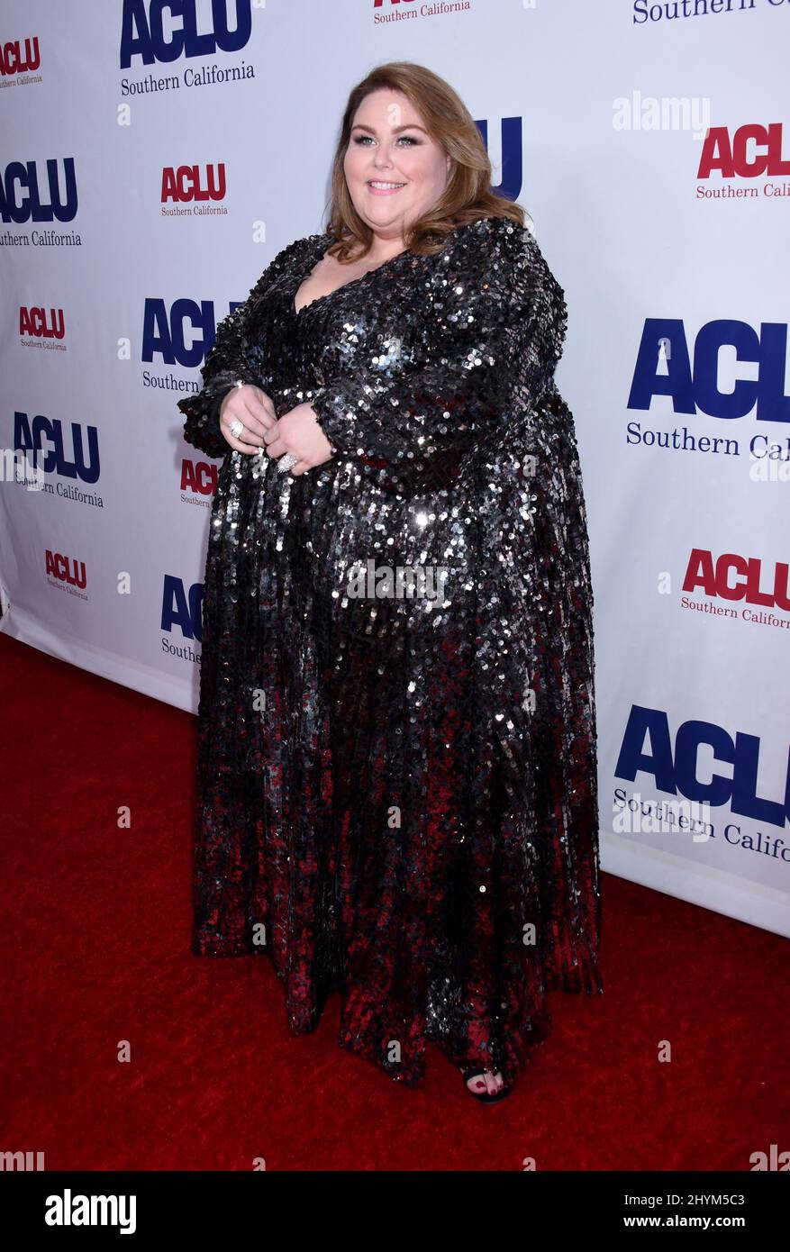 Chrissy Metz at the ACLU SoCal's 2019 Bill Of Rights Dinner held at the ...