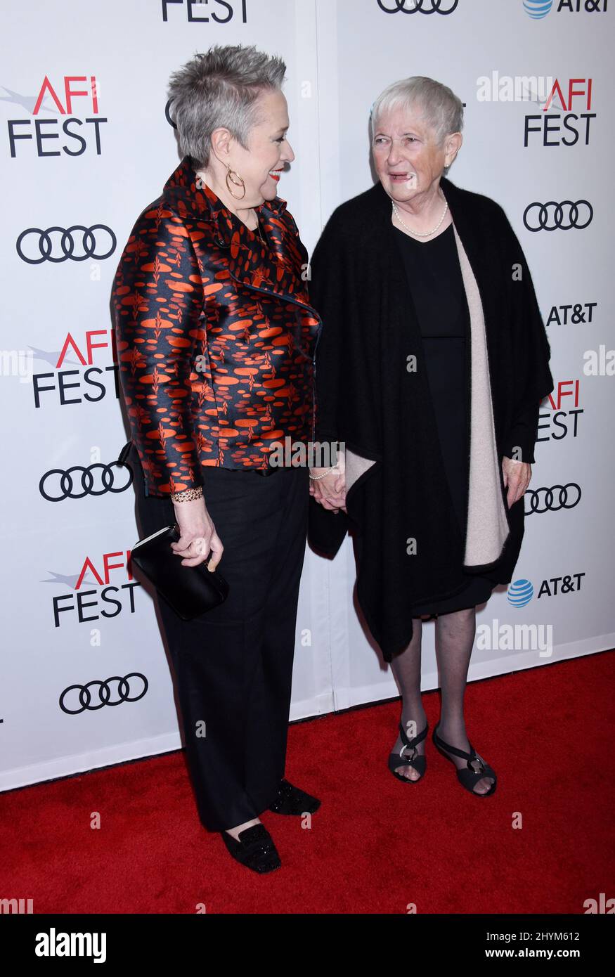 Kathy Bates and Bobi Jewell attending the World Premiere of Richard ...