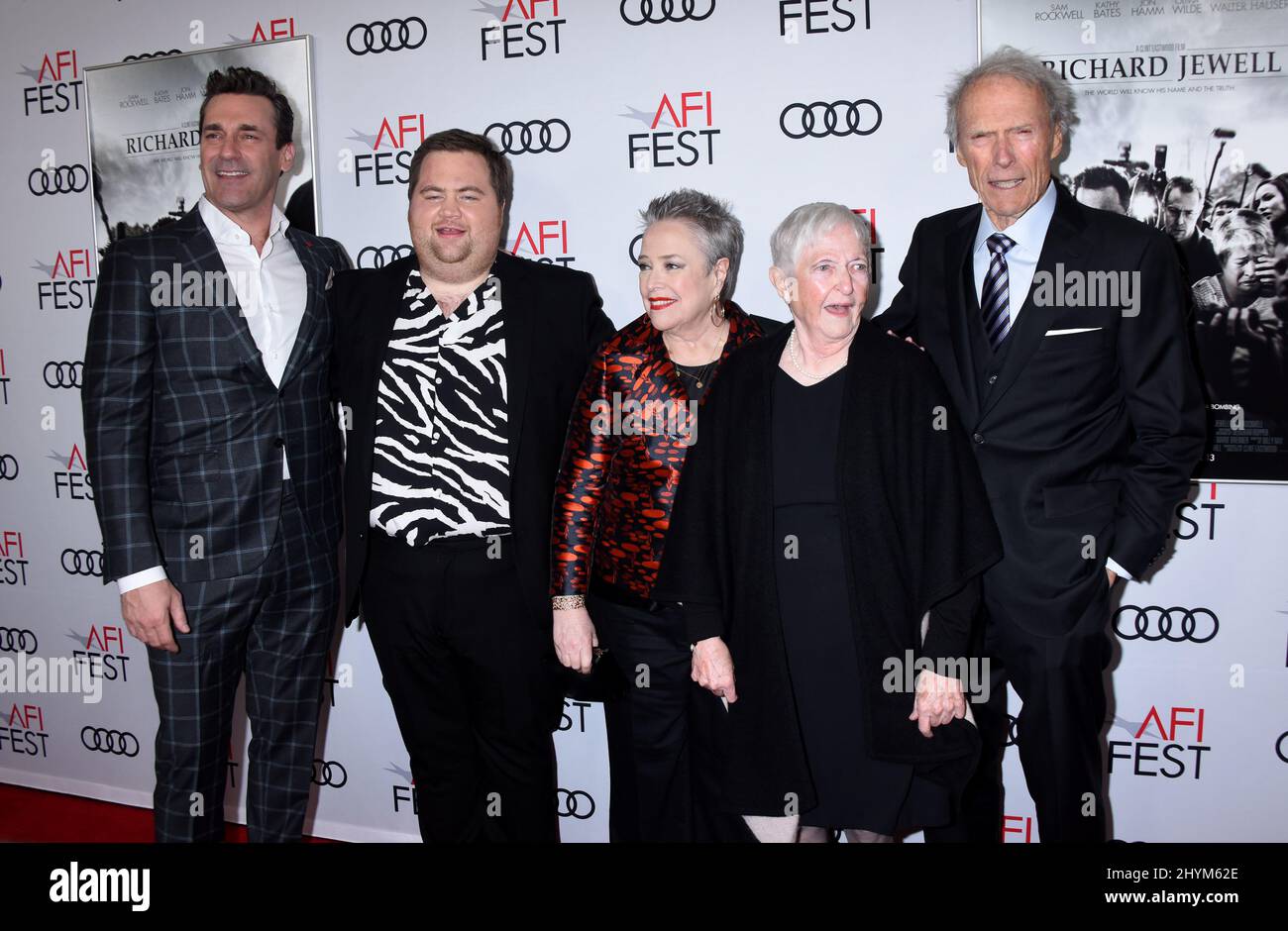 Jon Hamm, Paul Walter Hauser, Kathy Bates, Bobi Jewell and Clint ...