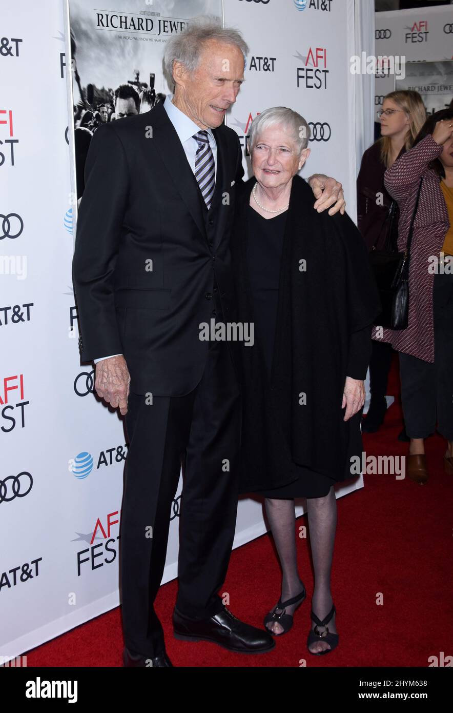 Clint Eastwood and Bobi Jewell attending the World Premiere of Richard ...