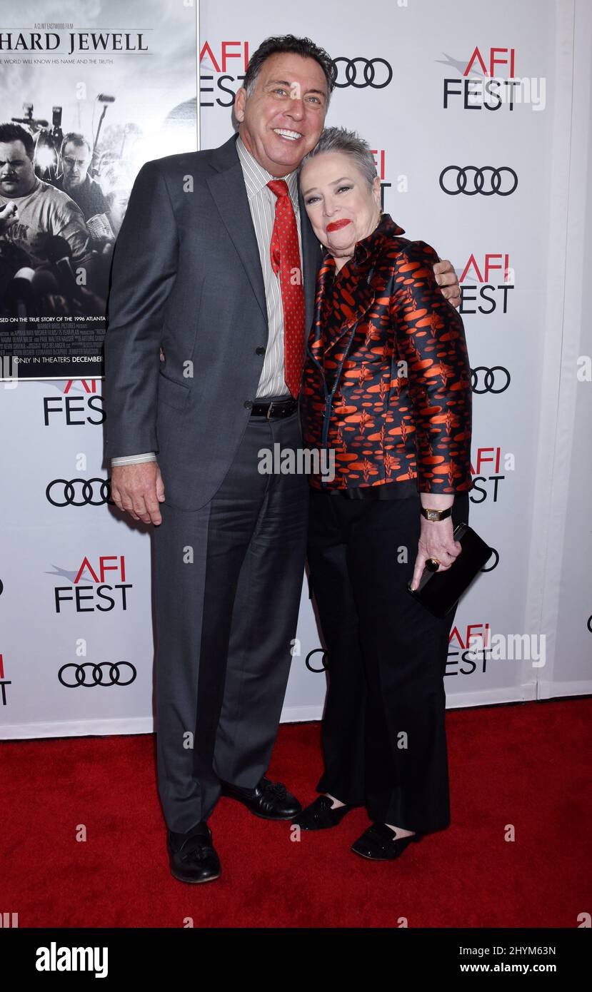 Tim Moore and Kathy Bates attending the World Premiere of Richard ...