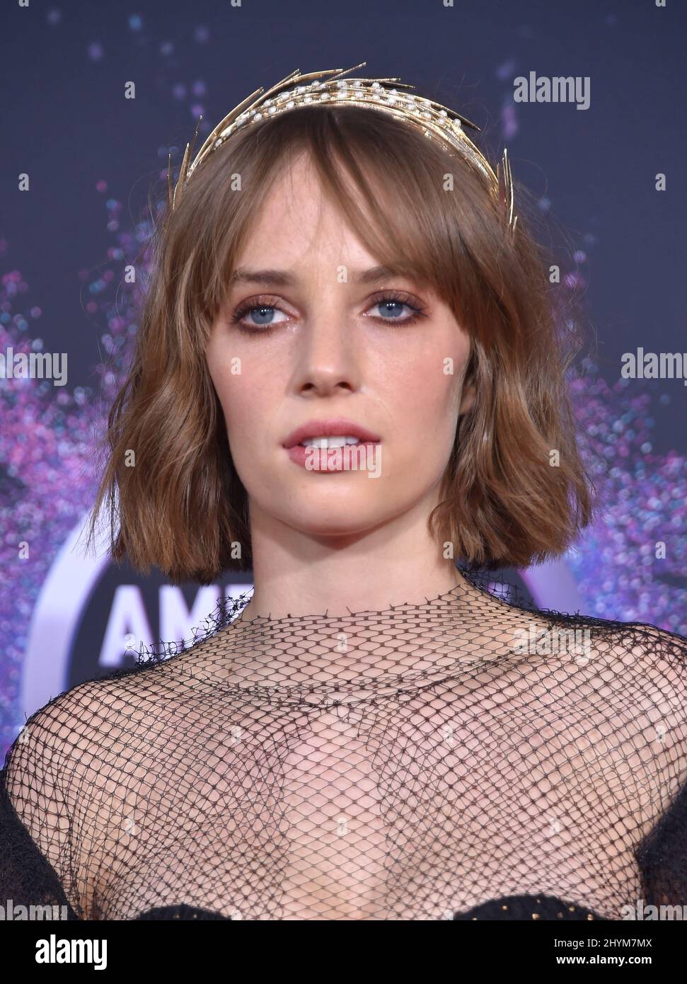 Maya Hawke attending the 2019 American Music Awards held at the ...