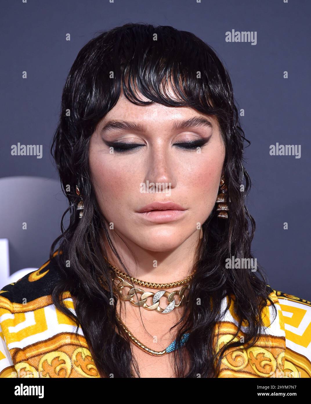 Kesha attending the 2019 American Music Awards held at the Microsoft ...