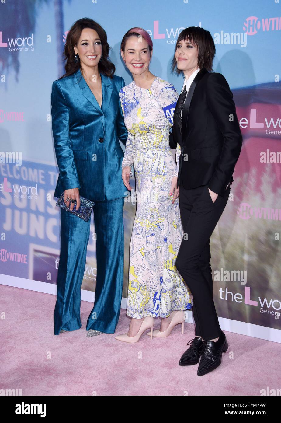 Jennifer Beals, Leisha Hailey and Katherine Moennig at Showtime's "The ...