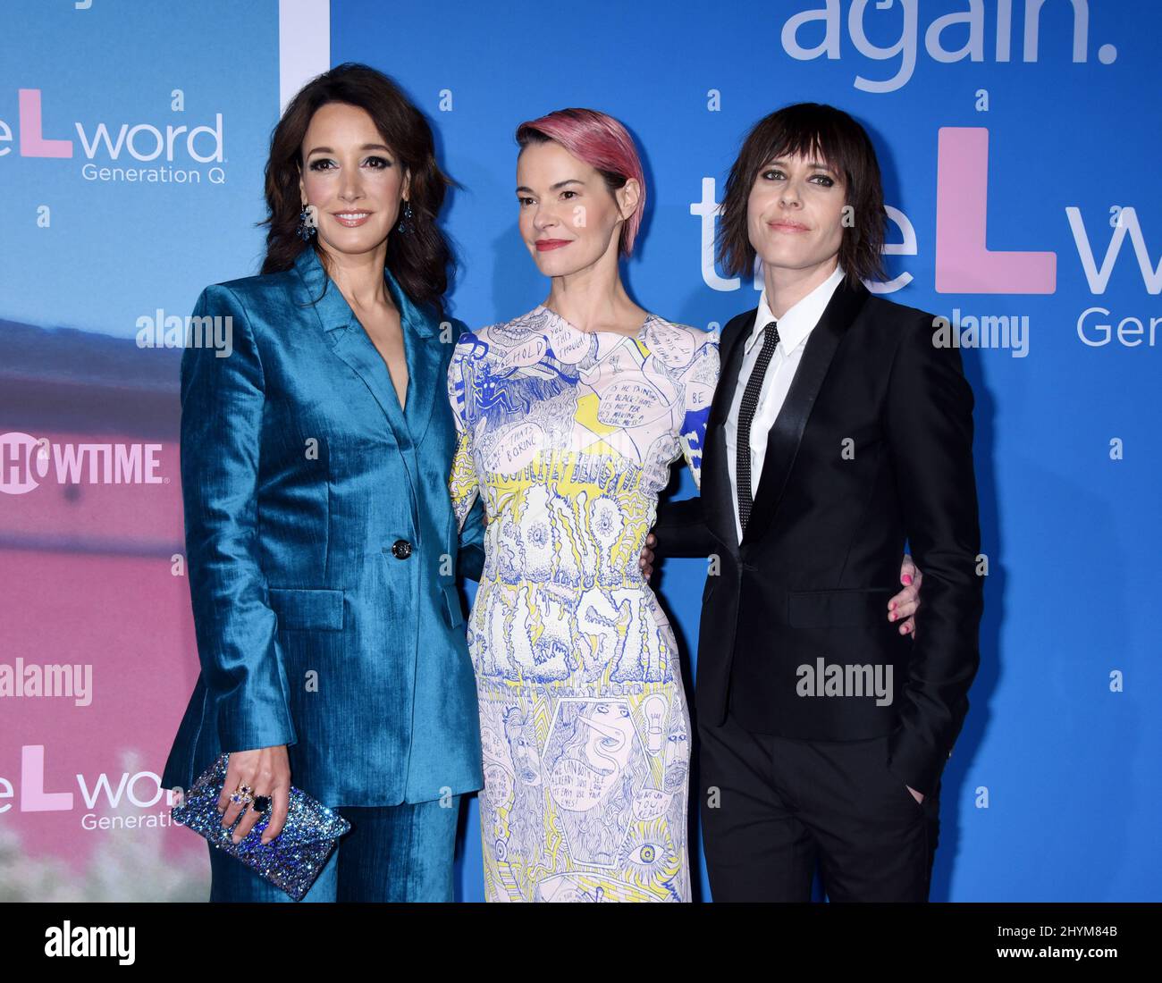 Jennifer Beals, Leisha Hailey and Katherine Moennig at Showtime's "The ...