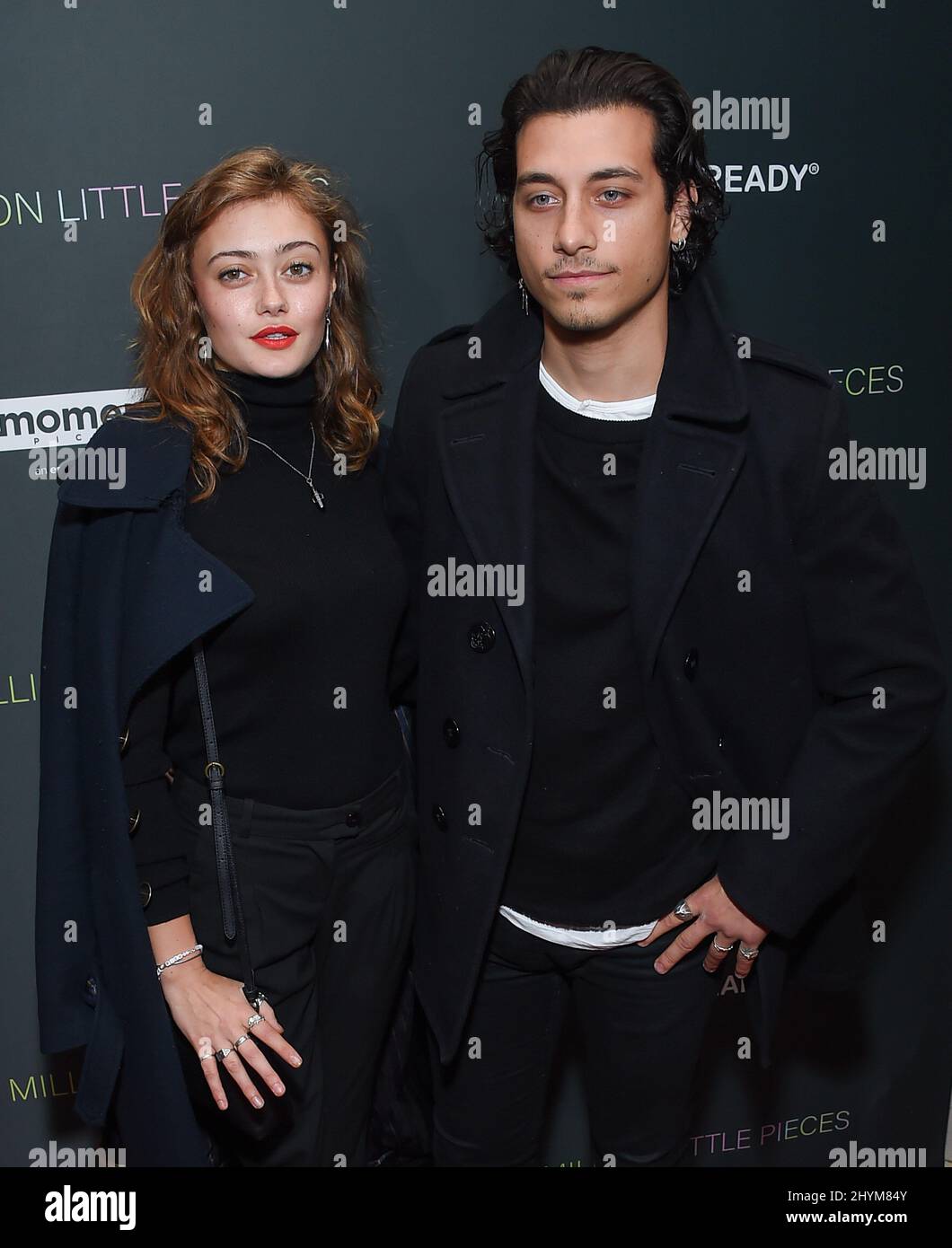 Ella Purnell and Rob Raco attending a special screening of A Million ...