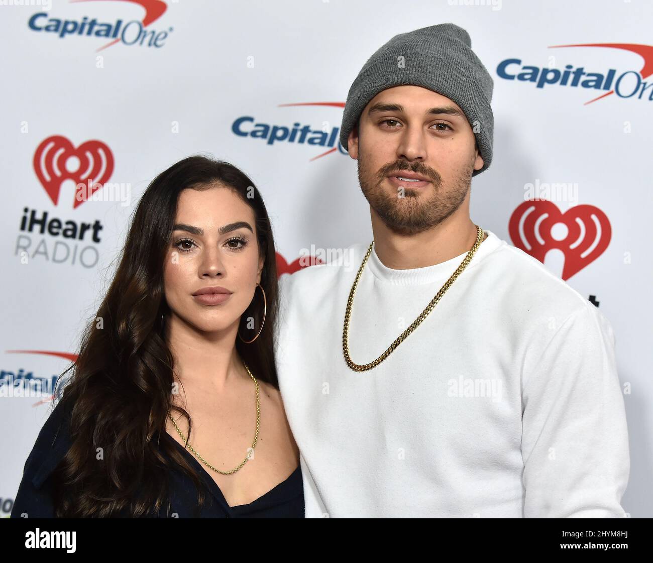 Ryan Guzman and Chrysti Ane arriving to the KIISFM iHeartRadio'€™s ...