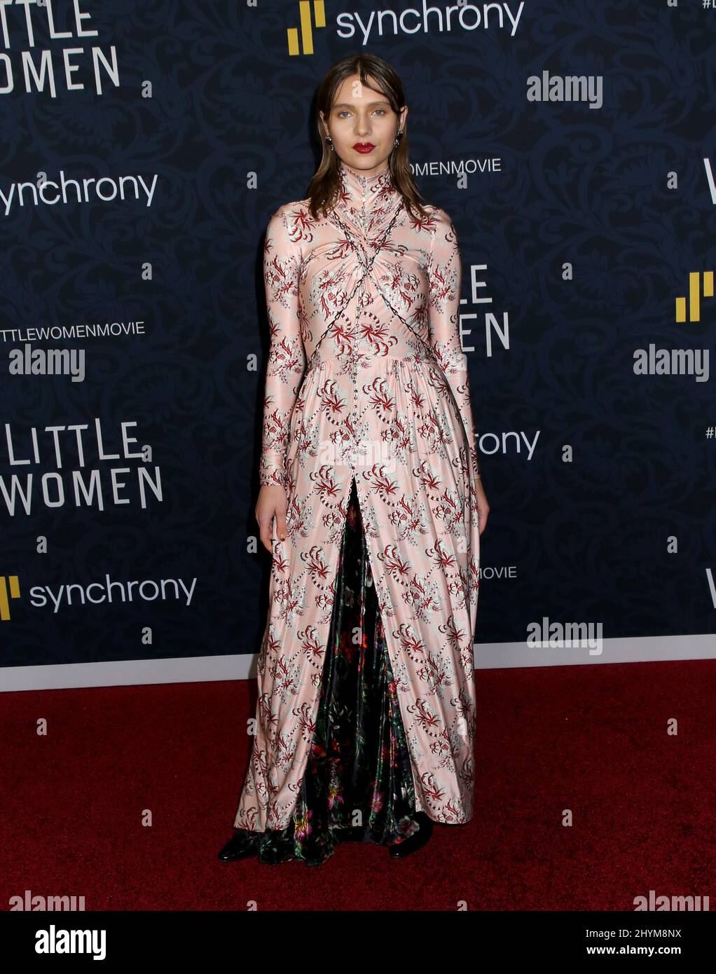 Sasha Frolova attending the premiere of Little Women in New York Stock ...